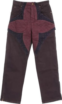 Louis Vuitton pantalon à fleurs (années 2010) - Rouge