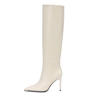 Cesare Gaspari Skyline Stiletto High Boots - - Shoes - Damen - Wei&szlig; - 36 EU