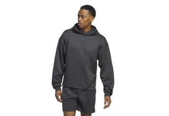 adidas Performance Kapuzenpullover Hoody Select (Recycling-Polyester) carbongrau/schwarz Herren