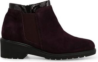 Melluso Bottines femme en daim bord r35607z, bordeaux, 38.5 EU