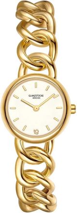 Glanzst&uuml;cke M&uuml;nchen Uhr - Damen Armbanduhr Metall-Legierung - Gr. unisize - in Gold - f&uuml;r Damen