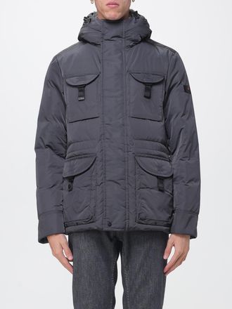 Peuterey Gef&uuml;tterte Aiptek Jacke aus Nylon mit abnehmbarem Pelzkragen