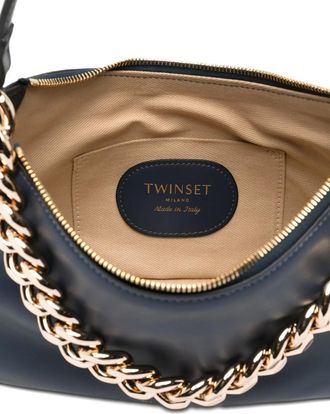 Twin-Set sac port&eacute; &eacute;paule Liliane petit format - Bleu