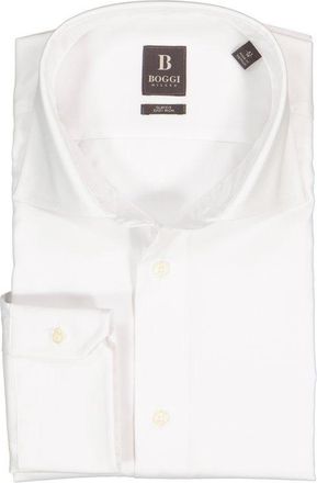 Boggi Milano Herren Hemd wei&szlig;