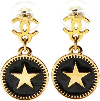 Chanel boucles doreilles à étoiles (2001)