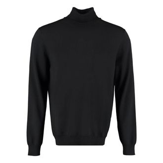 THE (ALPHABET) Homme, Pulls, Noir, Taille: XL LE (Tricot) Pull Col Roul&eacute; en Laine