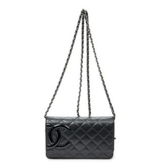 Chanel Crossbody Bags - Cambon Ligne Wallet On Chain - Gr. unisize - in Schwarz - f&uuml;r Damen