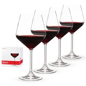 Spiegelau 4-teiliges Burgunderglas-Set, Weingläser, Kristallglas, 640 ml, Style, 4670180