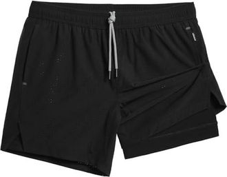 Maamgic 2 en 1 Pantalon de Course Hommes Court Séchage Rapide 5 Short de Course avec Pantalon intérieur Gym Short de Sport pour Running Fitness Workout Athlet