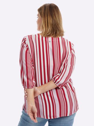 Sheego Klassische Bluse Tunika 3/4-Arm