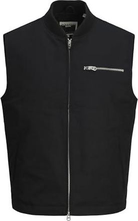 Jack & Jones JCOCOLLECTIVE Worker Gilet pour homme, noir, taille M, Noir, M