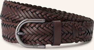 HUGO BOSS Lederg&uuml;rtel braun