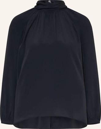 Luisa Cerano Luisa Cerano Blusenshirt Mit Seide Und Volants blau