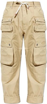 Dsquared2 Homme, Pantalons, Beige, Taille: 2XL Pantalon Cargo Multipoches