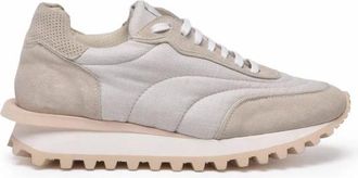 Eleventy Homme, Chaussures, Beige, Taille: 42 EU Suede Baskets