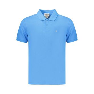 Calvin Klein Azzurro Baumwolle Herren-Polo