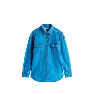 Tommy Hilfiger Chemise d&eacute;contract&eacute;e en jean