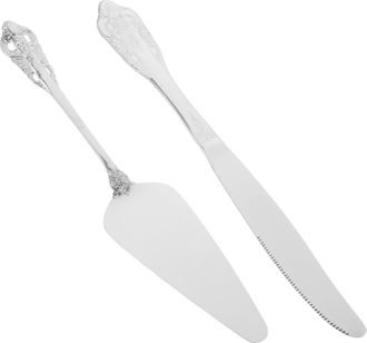 Hemoton Kuchenschneider 1 Set Kuchenspatel-Set Brautsets Vintage-Zubeh&ouml;r Cremek&auml;se Gezackter Tortenheber Pizzaschneider Schaufel Kuchenschneideset Backzubeh&ouml;r