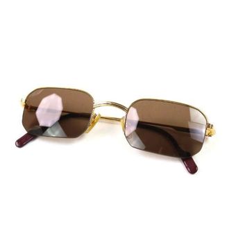 Cartier Pre-owned Plastique lunettes-de-soleil - Homme - Pre-owned - Jaune - Taille: ONE Size