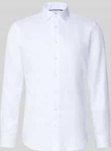 Jake*s Slim Fit Businesshemd aus reiner Baumwolle