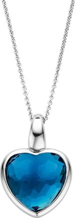 Ti Sento Halsketten - 925er Sterlingsilber Halskette - Gr. unisize - in Blau - für Damen