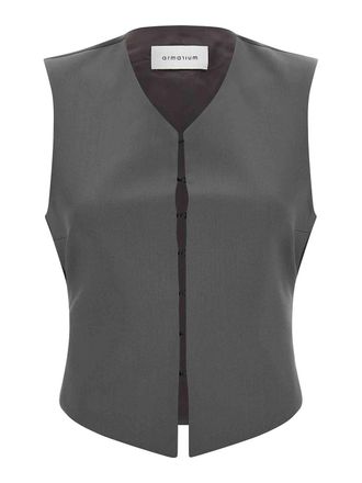 ARMARIUM Pull Col Rond - Gris