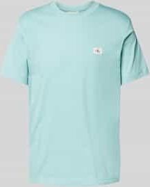 Calvin Klein Jeans T-Shirt mit Label-Stitching und Rundhalsausschnitt