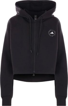 adidas Femme, Sweatshirts et sweats &agrave; capuche, Noir, Taille: 40 FR Collection Pulls Noirs Stella McCartney