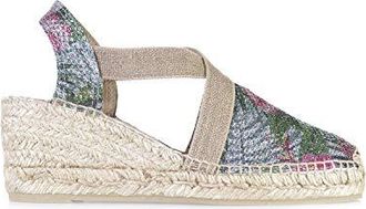 Toni Pons Espadrilles De Womens Triton 38 EU Multi (Silver Floral)