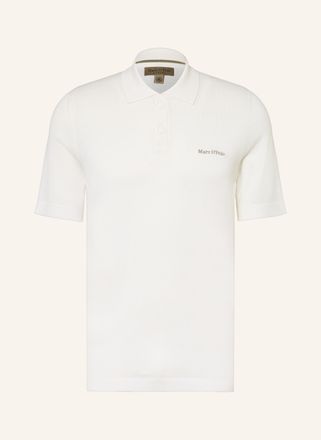 Marc O'Polo Marc Opolo Strick-Poloshirt weiss