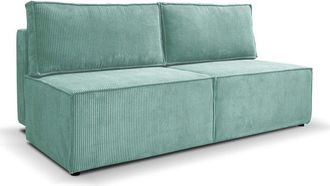 KAISER Sofa, Schlafsofa mit Bettzeugfach compi Türkis