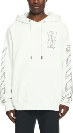 Off-white Homme, Sweatshirts et sweats &agrave; capuche, Vert, Taille: M Arrow Sweat &agrave; capuche