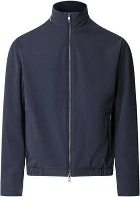 Fa&ccedil;onnable Blouson uni &agrave; col montant