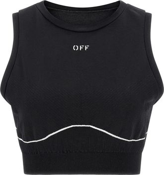 Off-white Femme, Tops, Noir, Taille: 40/42 FR Active Line Top