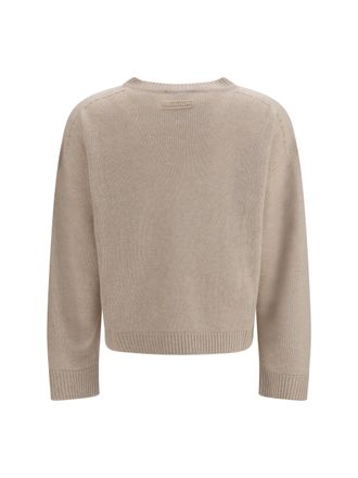 Fabiana Filippi Womens Cashmere Crewneck Sweater Casha Kashmir-Capra Hircus Casha Kashmir/capra