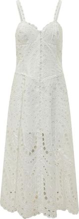 Charo Ruiz Ibiza Femme, Robes, Blanc, Taille: 42 FR Solace Long Dress