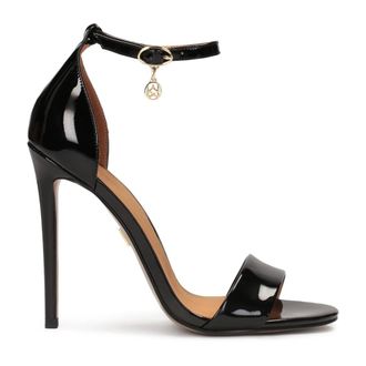 Kazar Schwarze Lackledersandalen mit schmalem Absatz - - Shoes - Damen - Schwarzk - 39 EU