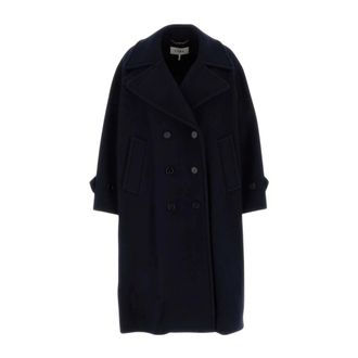 Chlo&eacute; Oversized Zweireiher-Mantel - - Coats - Damen - Blau - S