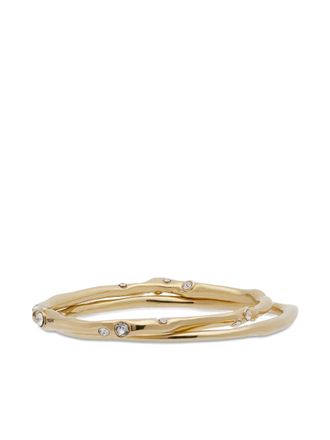 Dries Van Noten bracelet torque serti de strass