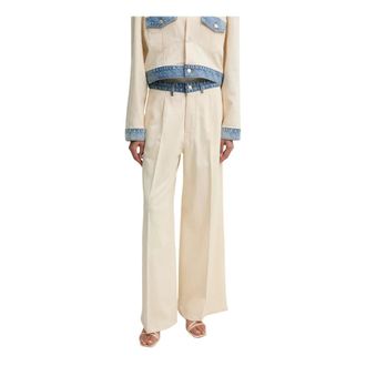 Moschino Damen, Hosen, Beige, MGr&ouml;&szlig;e