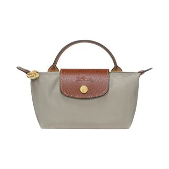 Longchamp Le Pliage Original Pochette avec Anse - Femme - Sacs - Gris - Taille: ONE Size
