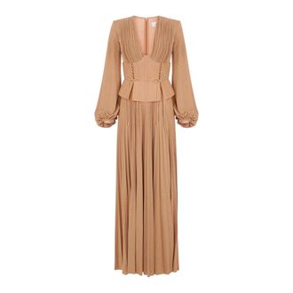 Elisabetta Franchi Red Carpet Kleid - - Dresses - Damen - Beige - M