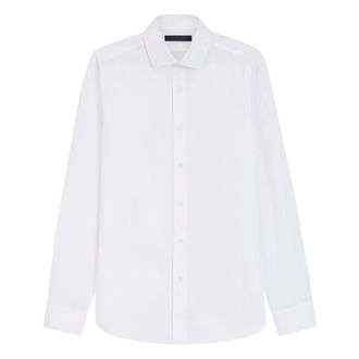 HUGO BOSS Homme, Chemises, Blanc, Taille: L Chemise en coton &agrave; manches longues