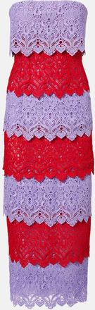 Carolina Herrera Robe de cocktail en dentelle