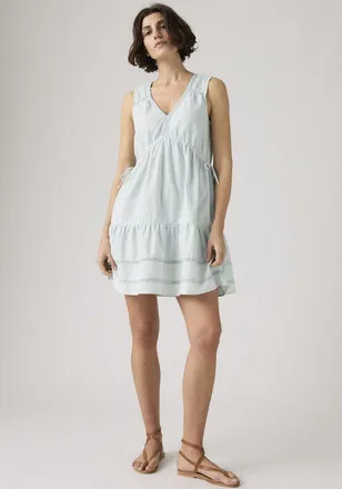 Levi's Sommerkleid LULU SL MINI DRESS mit H&auml;kel-Details und &Auml;rmellos