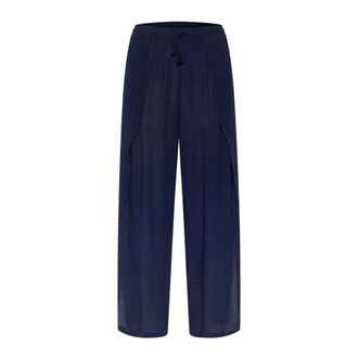 Cream Femme, Pantalons, Bleu, Taille: 42 FR Wide Pantalons