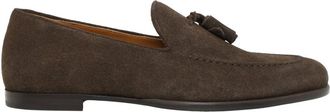 Schuhe & Handwerk Handgefertigte Penny Loafer aus Veloursleder in