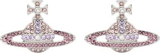 Vivienne Westwood Ring - Kika Earrings Platinum/vintage Rose - Gr. ONE SIZE - in Silber - für Damen