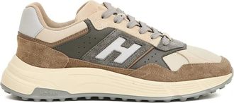 Hogan Low-Top Sneaker - Hyperlight Cam Beige Tobacco Running Sneakers - Gr. 6_5 - in Beige - für Damen