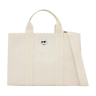 Karl Lagerfeld Femme, Sacs, Blanc, Taille: ONE Size Ikon Choupette Tote Bag